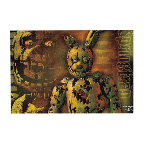 Fnaf Spring Bonnie 300 Piece Jigsaw Puzzle For Families Challenging
