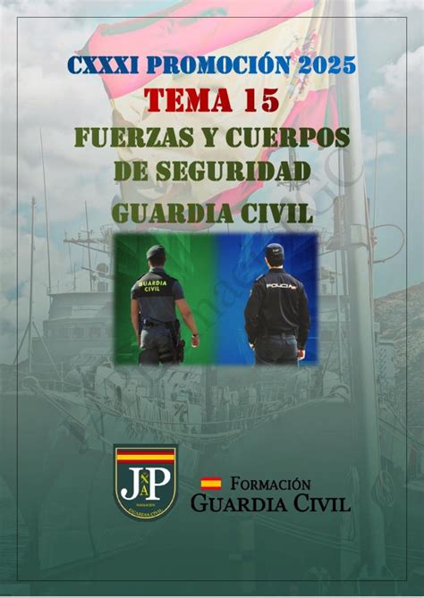 Tema 15 Fuerzas y Cuerpos de Seguridad Guardia Civil JAP Formación GC