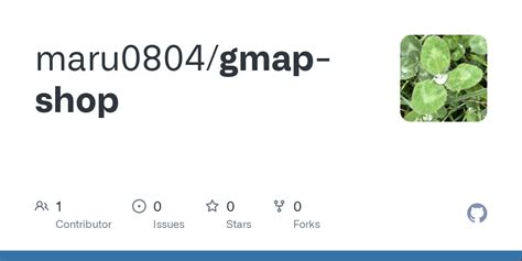 Github Maru Gmap Shop