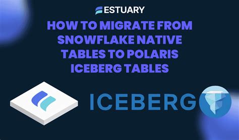 How To Migrate From Snowflake Native Tables To Open Catalog Polaris