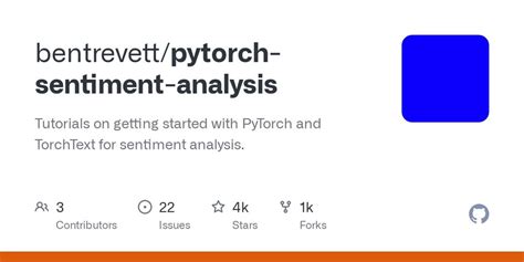 tutorials on sentiment analysis using pytorch and torchtext r
