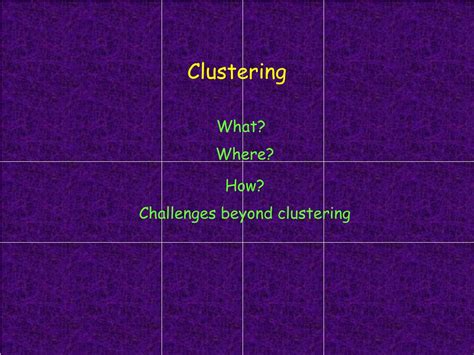 Ppt Clustering In Microarray Data Mining And Challenges Beyond