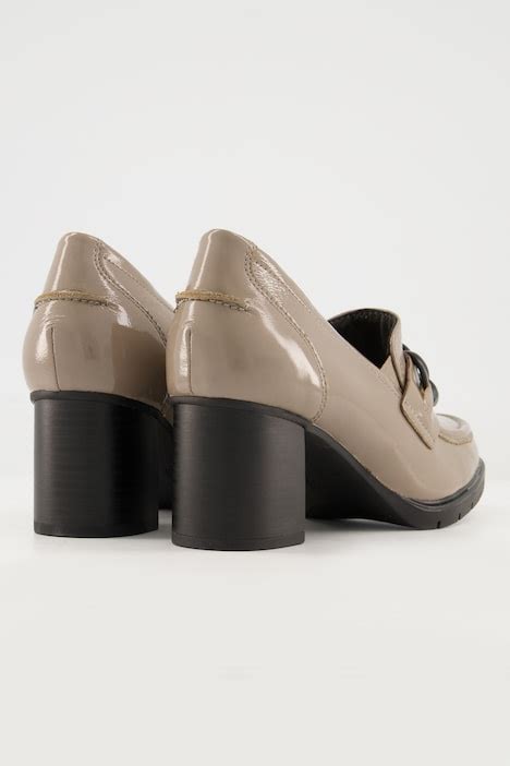 Mocassins En Cuir Verni Tamaris Semelle Amovible Recyclé Escarpins