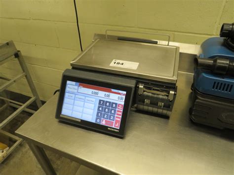 Lot 184 2021 Bizerba Xc100 Scale Printer W Customer Display Screen