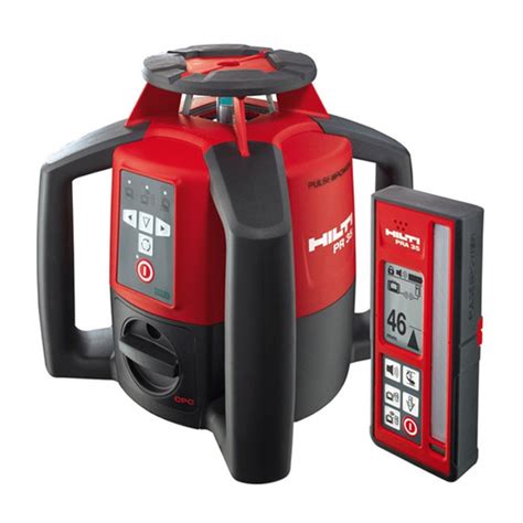 Hilti Pr 35 Operating Instructions Manual Pdf Download Manualslib