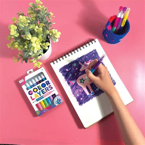 Color Layers Double Ended Layering Markers Set Of 8 Ooly