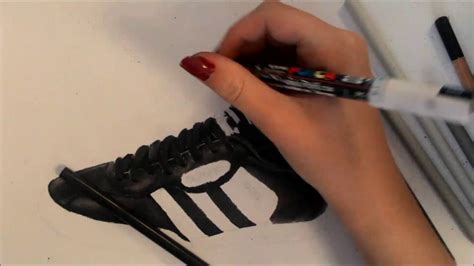 How I Draw Adidas Samba Super Trainers Daniella H Youtube