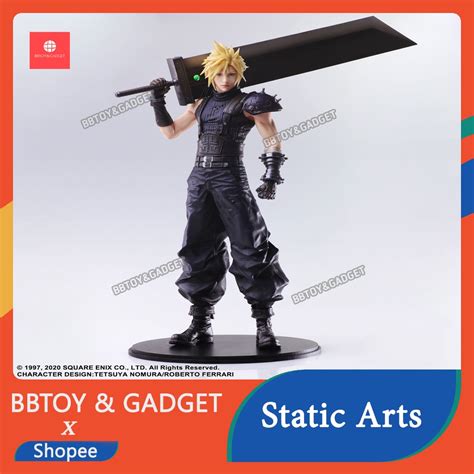Pre Order Final Fantasy Vii Remake Static Arts Cloud Strife Shopee