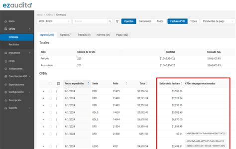CFDI de pago en el nuevo cálculo del IVA en ezaudita