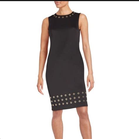 Calvin Klein Navy Blue Grommet Dress Grommet Dress Dresses Clothes