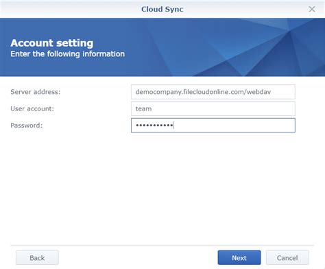 How To Synchronize A Synology NAS With FileCloud Using CloudSync