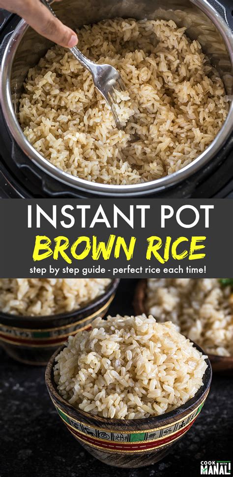 Instant Pot Brown Rice Cook With Manali