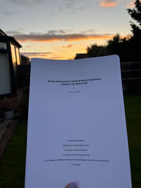 Lauren Crompton On Linkedin 2 Years 4 Assignments And A 16000 Word
