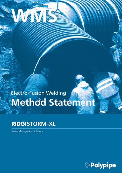 Pdf Electro Fusion Welding Method Statement · Electro
