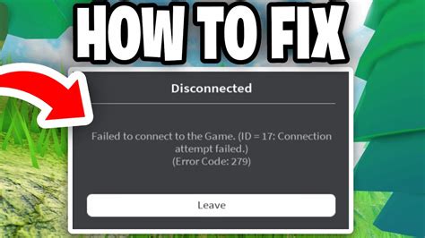 How To Fix Roblox Error Code 279! - Tutorial - YouTube