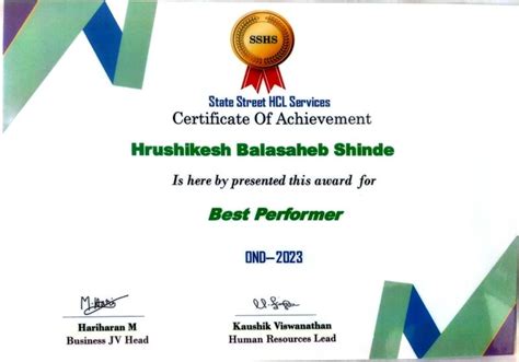 Hrushikesh Shinde On Linkedin Thankyou Grateful Award Motivation