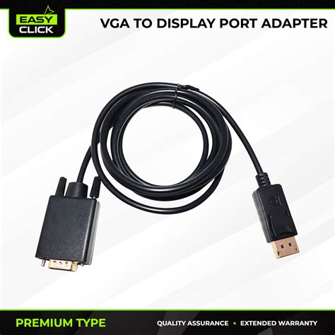 Vga Cable To Display Port Adapter 15meter Mini Display Port Adapter