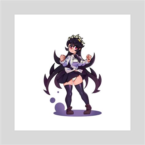 Filia From Skullgirls An Art Print By Lunaris Aeterna Inprnt