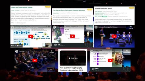 Post Quantum Cryptography Conference November 7 And 8 2023