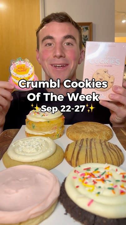 Trying Every Crumbl Cookie Of The Week Crumbl Crumblcookies