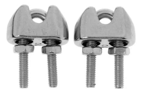 2x Braçadeira De De Cabo De Cabo De Aço De 2 Peças De Mercadolivre