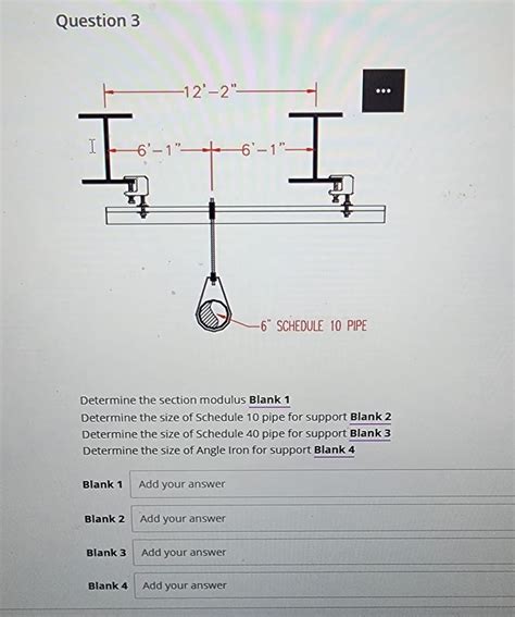 Solved Question 3 Determine The Section Modulus Blank 1