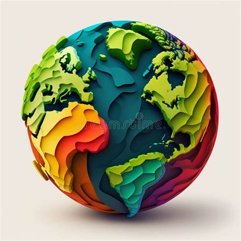 Green Planet Earth With Grass Green Planet Earth On The Ground Green