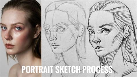 How To Draw A Portrait Using Loomis Method YouTube