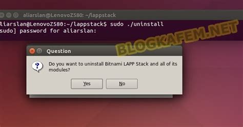 Bitnami Lapp Stack Programını Ubuntu dan Kaldırmak BLOGKAFEM NET