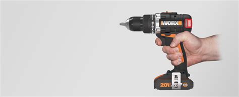 WORX WX Akku Bohrschrauber V Bürstenloser Akkuschrauber Nm Gang Getriebe und LED