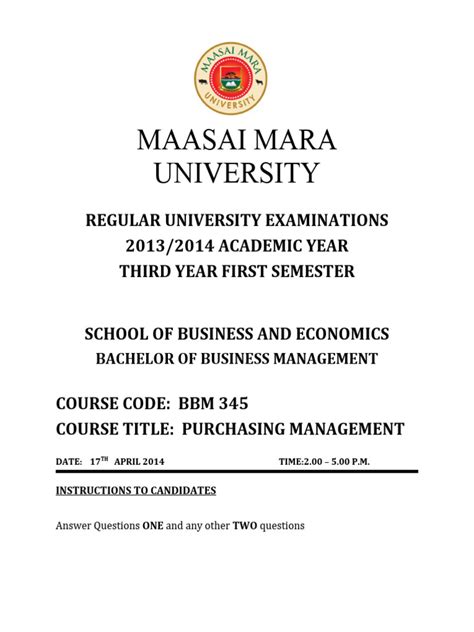 Bbm 345 Pdf Procurement Business Process