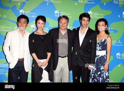 Tony Leung Tang Wei Ang Lee Wang Leehom And Joan Chen Lust Caution