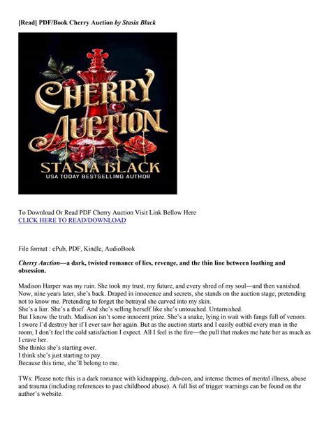 Pdf Epub Cherry Auction By Stasia Black By Marinbalf Issuu
