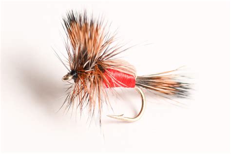 Humpy Red Dry Fly 6 Pack Blue Wing Olive