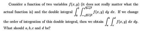 Solved Consider A Function Of Two Variables Fxy It Does