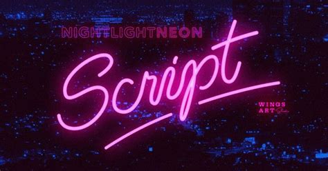 Item Retro Neon Font Script Style Shared By G4ds Sign Fonts