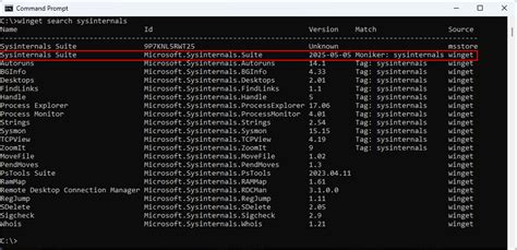 Install Sysinternals Suite With Winget Icewolf Blog