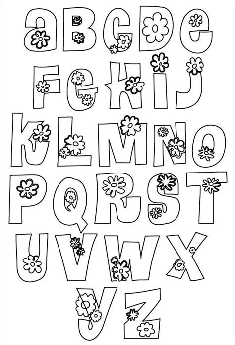 Cute Printable Bubble Letters Kitty Baby Love