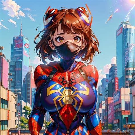 Ochaco As Spider Girl Xiv By Nsfwez On Deviantart