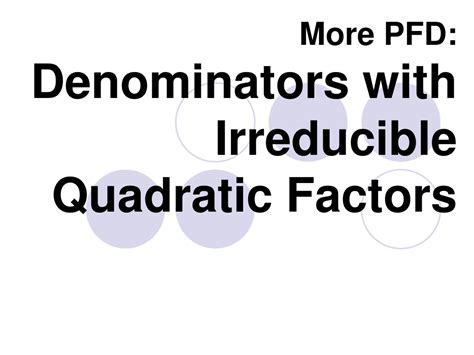 Ppt Guided Practice Partial Fraction Decomposition Powerpoint