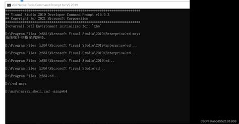 Windows10 使用msys2和vs2019编译ffmpeg源代码 测试通过 阿里云开发者社区