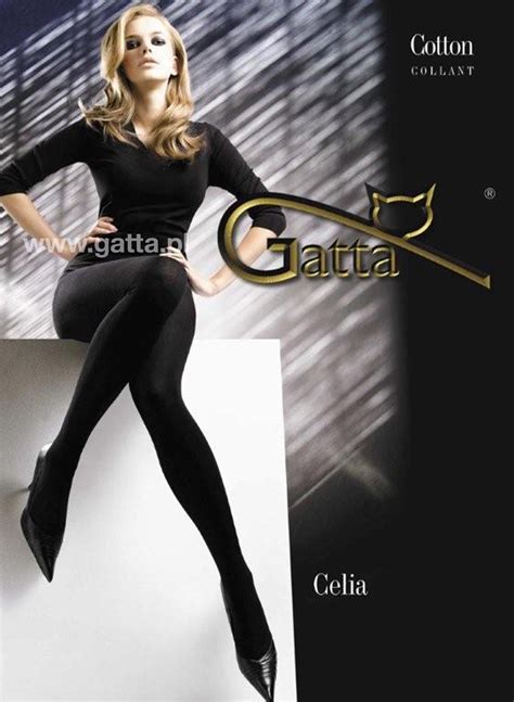 Punč Kalhoty S Lycrou Celia Punčochové Kalhoty Gatta Nero černé