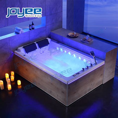 Joyee 2 Persons Indoor Acrylic Massage Hot Tub Spa Bath Jacuzzy Bathtub