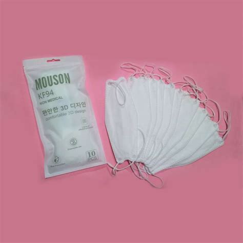 Promo MASKER MOUSON KF94 ISI 10PC PUTIH Diskon 9 Di Seller MPhone