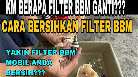 TUTORIAL LENGKAP BERSIHKAN GANTI FILTER BBM HONDA MOBILIO YouTube