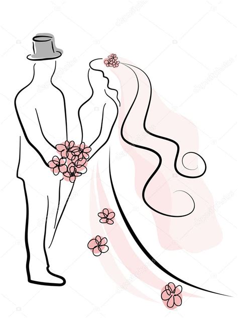 Wedding Couple Stock Vector Image By ©sarininka 4093045