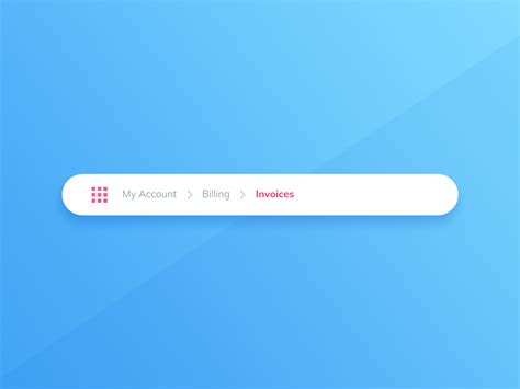 Day 431 Breadcrumbs Ui Design On Behance