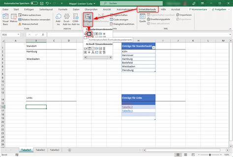 Excel Dropdown Erstellen Optionen Als Aufklappmenü Anzeigen