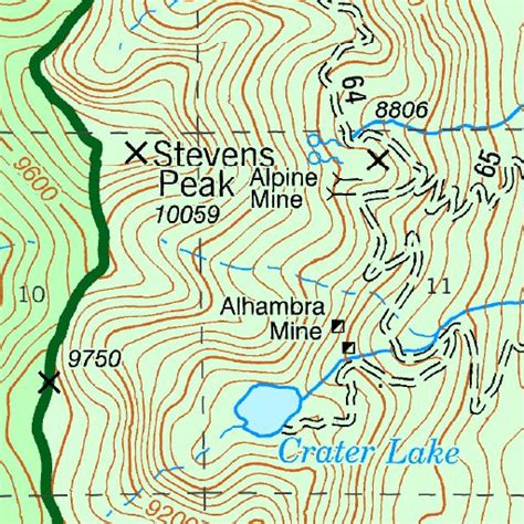 Carson Pass Map By Us Forest Service R5 Avenza Maps