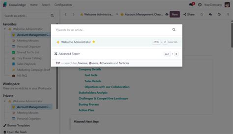 Odoo Knowledge Captivea